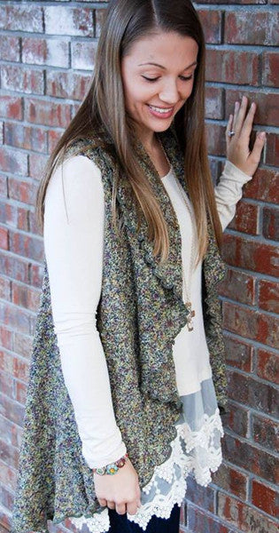 Long Sleeve Lace Bottom Tee – Johnnie Dove Boutique